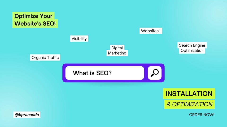 Instalasi dan Optimisasi SEO (Search Engine Optimization)