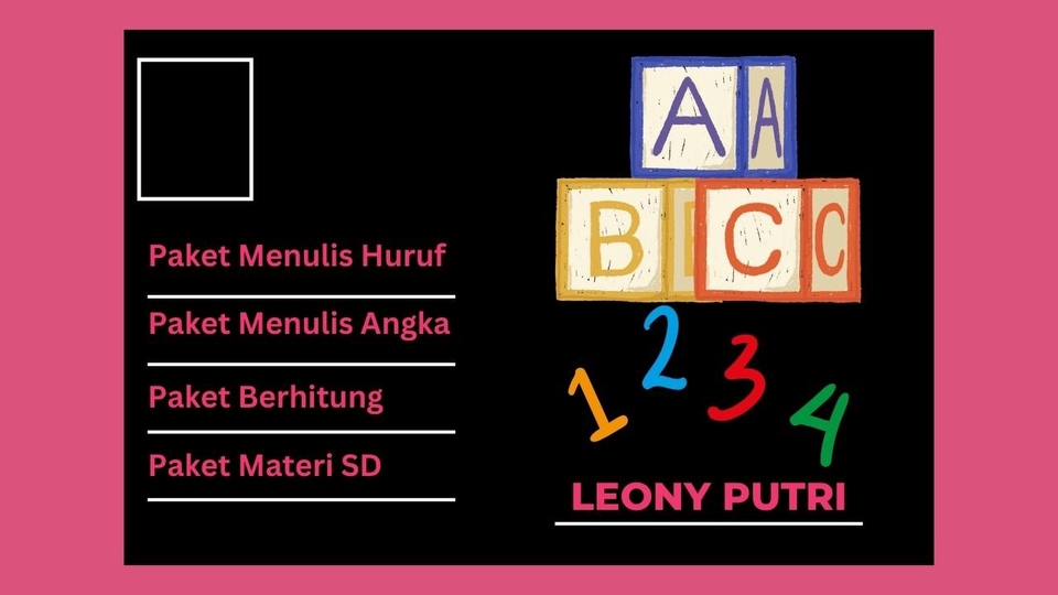 Desain Worksheet untuk Anak-Anak Pra-sekolah, TK, dan SD