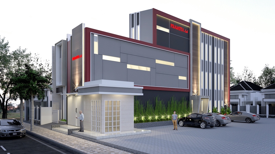Desain 3D Bangunan
