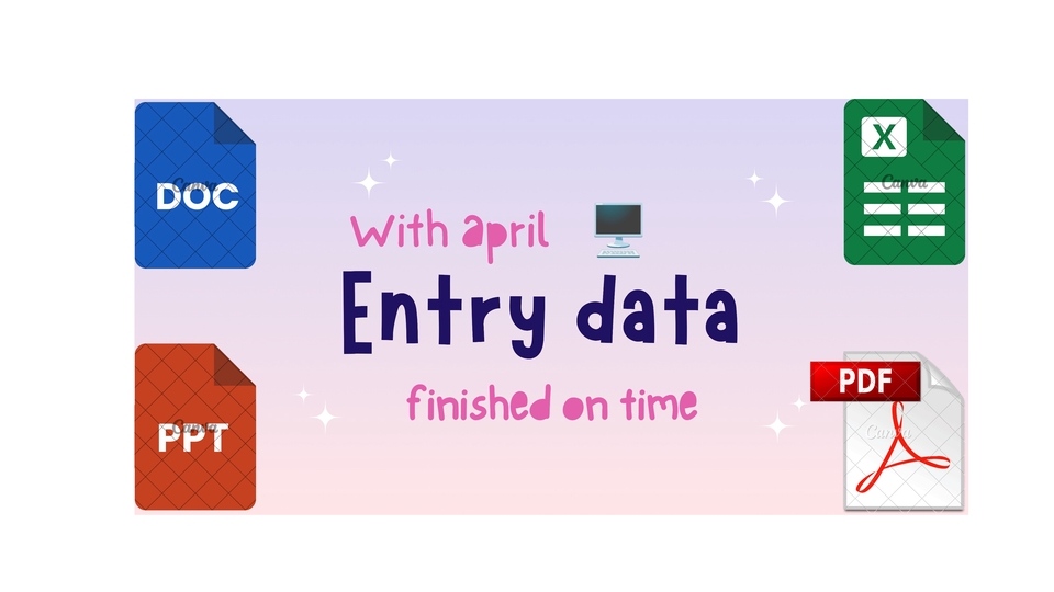 Entry data, Microsoft office word, excel, powerpoint, pdf