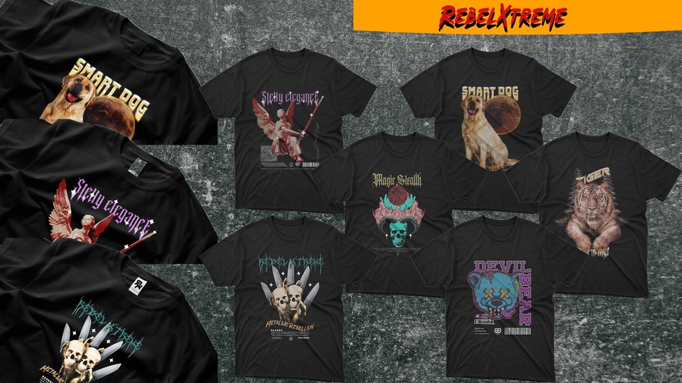 DESAIN KAOS STREETWEAR STYLE VINTAGE DENGAN RESOLUSI TINGGI (300 DPI ...