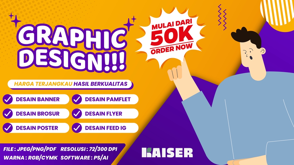DESIGN BANNER, POSTER, PAMFLET, FLYER, FEEDS INSTAGRAM, DLL