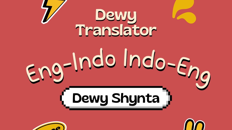 Translation Indo-Eng or Eng-Indo