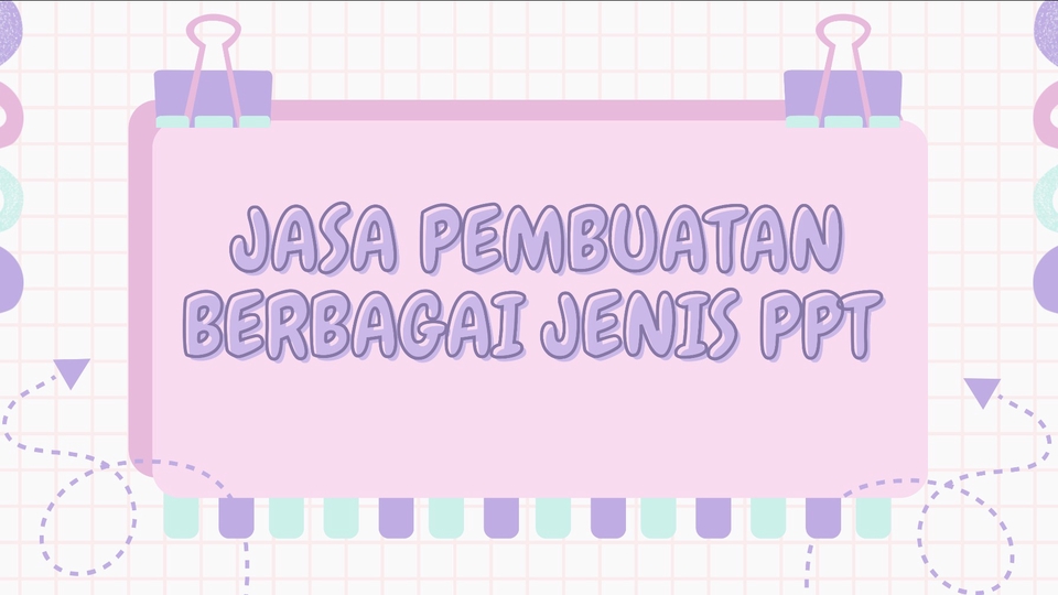 Jasa Pembuatan berbagai jenis PPT (Profesional, Presentasi kuliah ...