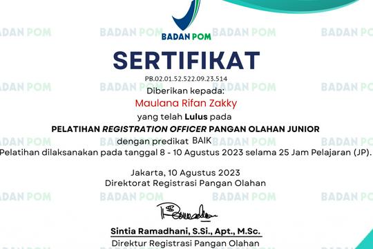 Registrasi BPOM (MD dan ML)