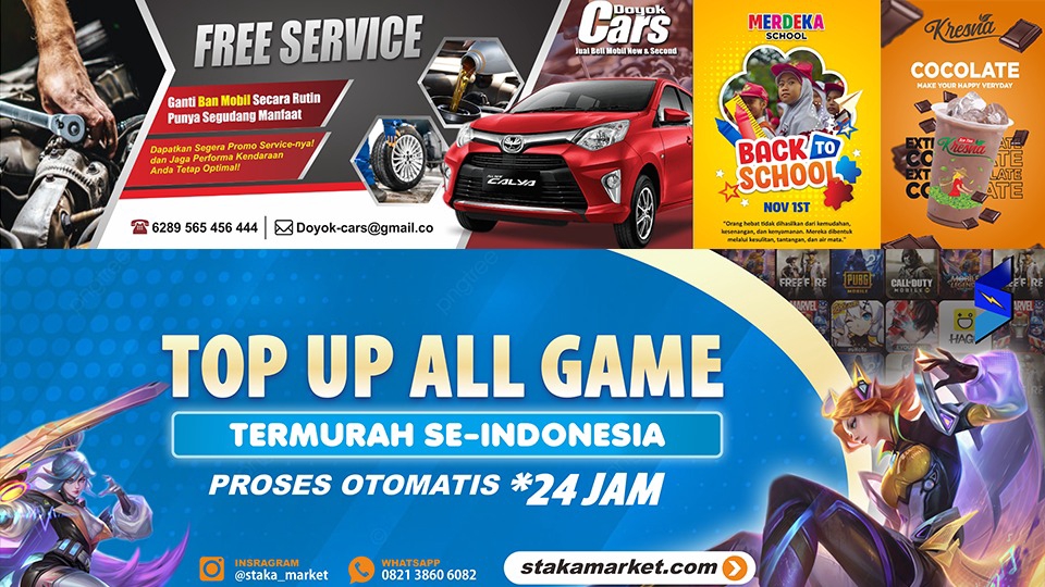 Jasa Desain Poster dan banner Promosi Profesional | Visual Menarik dan ...