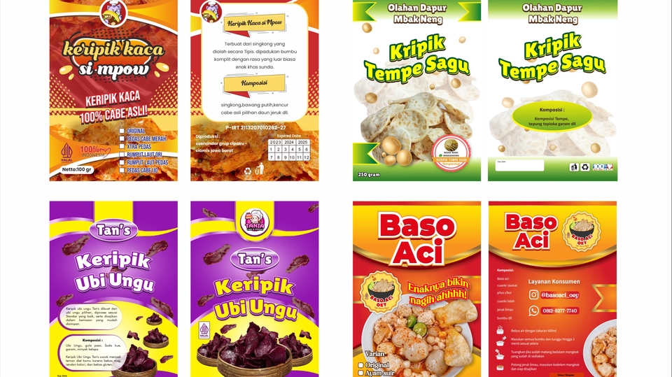 DESAIN KEMASAN PRODUK PACKAGING/STANDING POUCH/BOX DENGAN GAYA MINIMAL ...