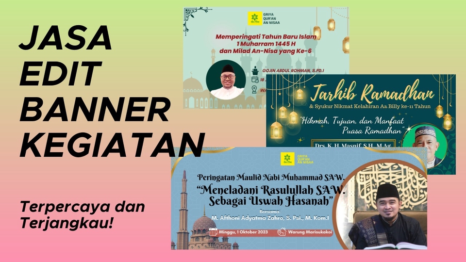 Jasa Pembuatan Banner Kegiatan Terpercaya dan Harga Terjangkau