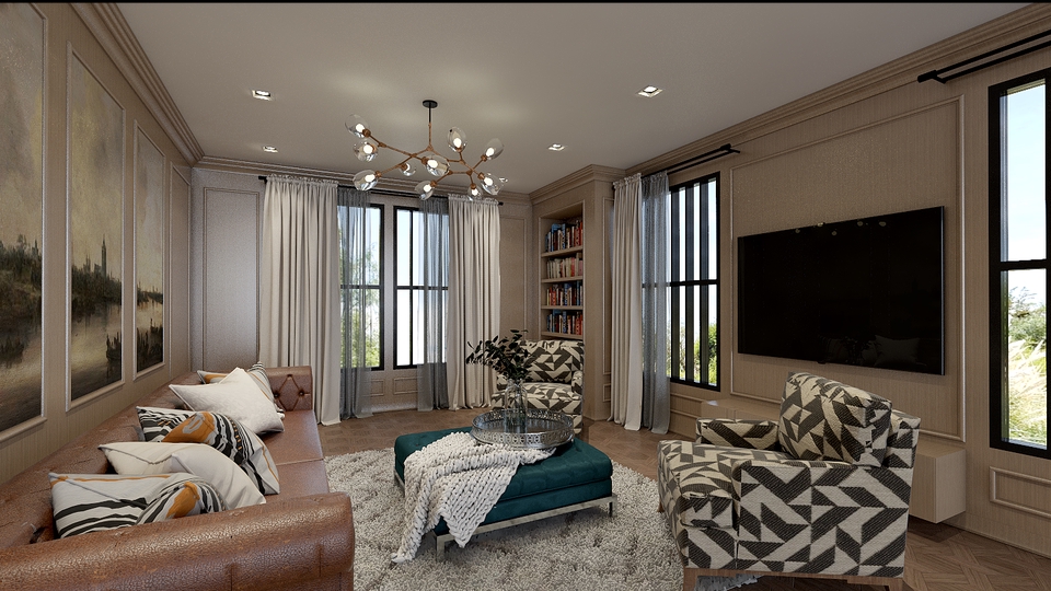 Perspective rendering / Interior / Exterior / Shop store