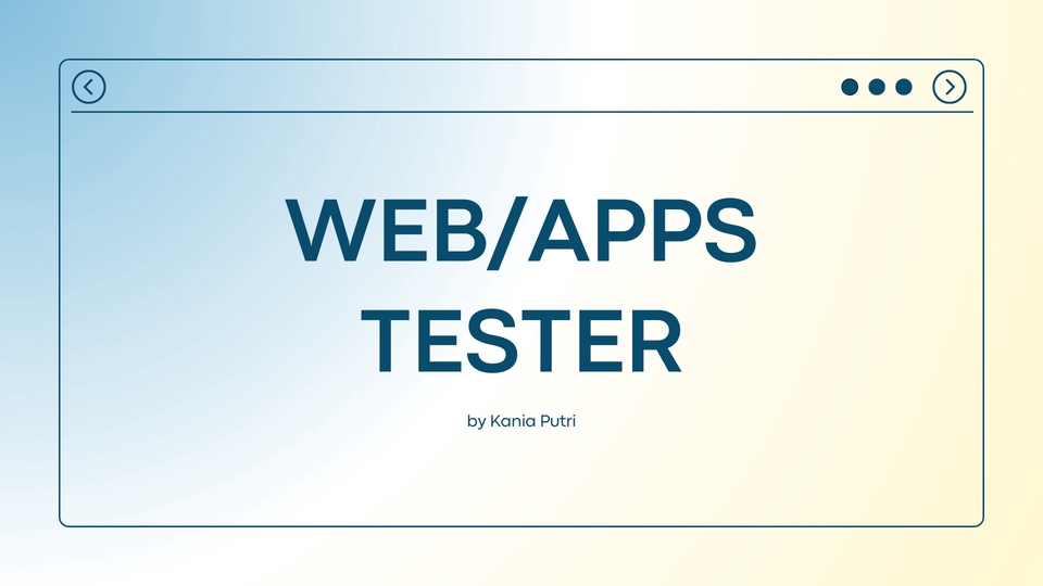 Web/Apps Tester and Review