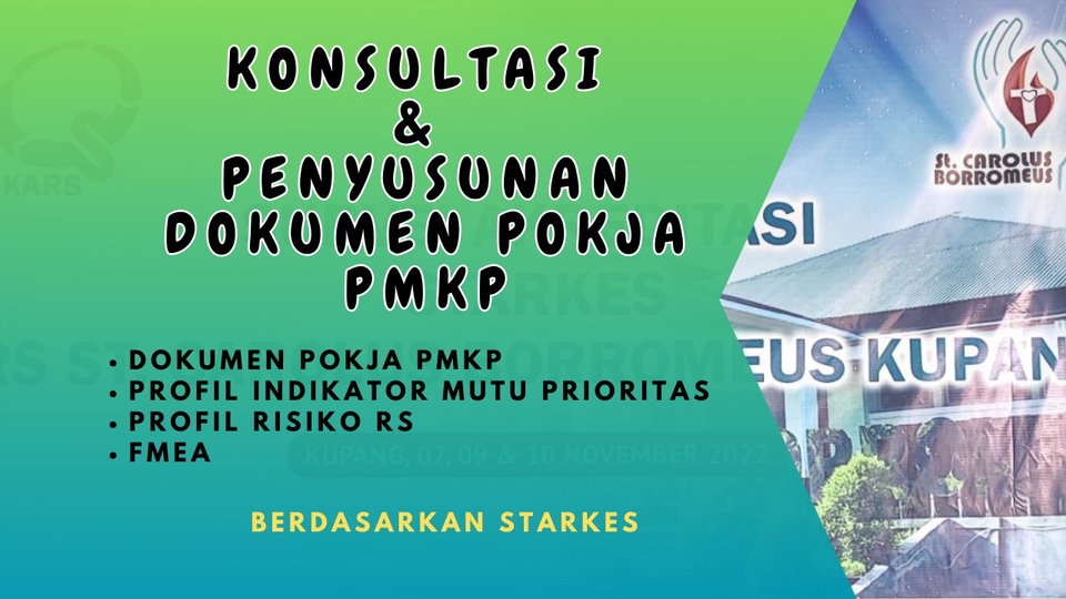 Jasa Penyusunan Dokumen Pokja PMKP RS