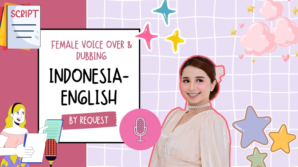 Voice Over & Dubbing WANITA (Indonesia -English)