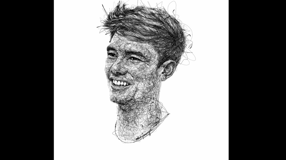 Gambar sketsa/illustrasi/scribble art