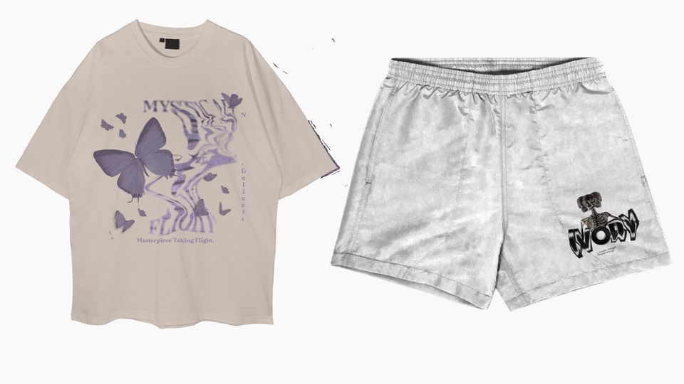 Desain Kaos Ilustrasi/Retro/Aesthetic dan Custom untuk Brand Clothing ...