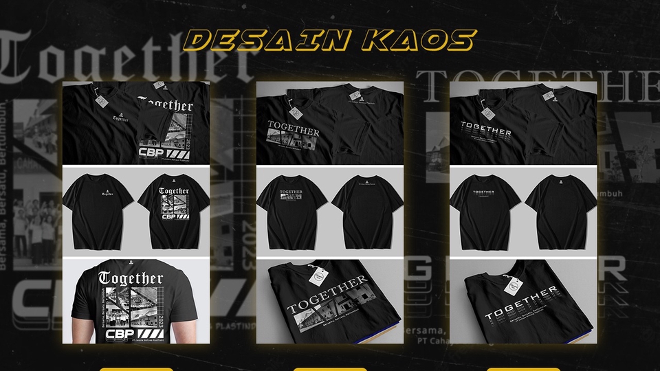 Desain Kaos Custom, Streetwear, Modern
