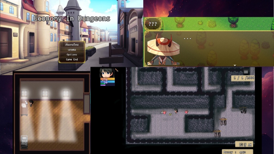 สร้างเกม 2D ด้วย RPG Maker, Godot Engine, Unity