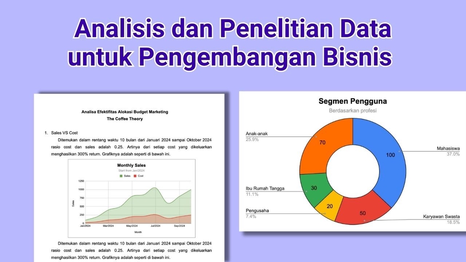 Analisis dan Penelitian Data untuk Pengembangan Bisnis