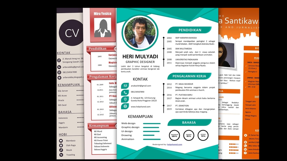 Desain CV Murah dan Berkualitas