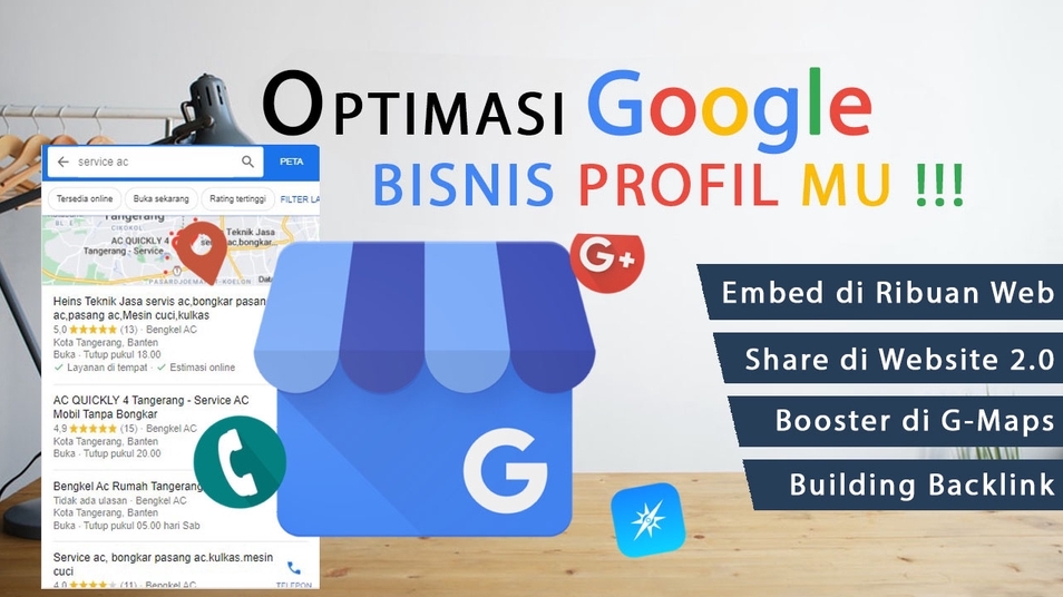 Optimasi Google Bisnis Profil Mu ! Dengan Google Maps Embed