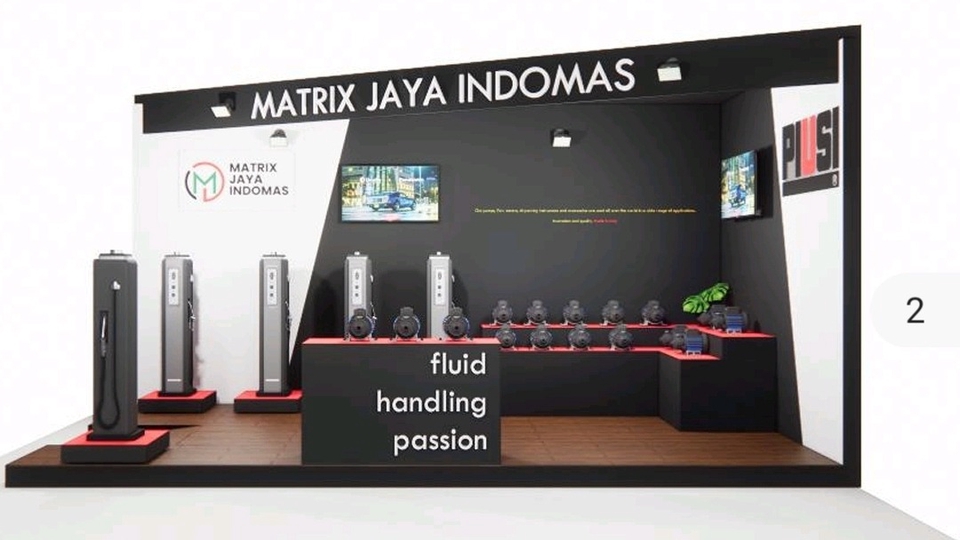 Jasa Desain Event Booth Festival - 3D Desain Booth JIExpo Kemayoran