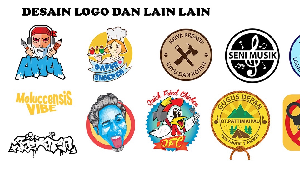 DESAIN LOGO UNTUK USAHA, PERSONAL BRANDING, KOMUNITAS DLL