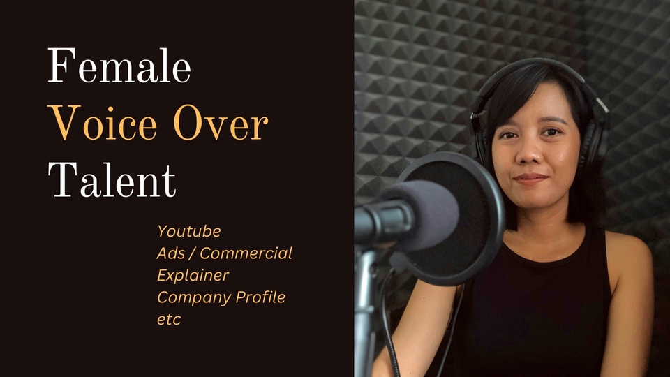 Pengisi Suara Wanita, Female Voice Over (Youtube, Commercial, Explainer ...