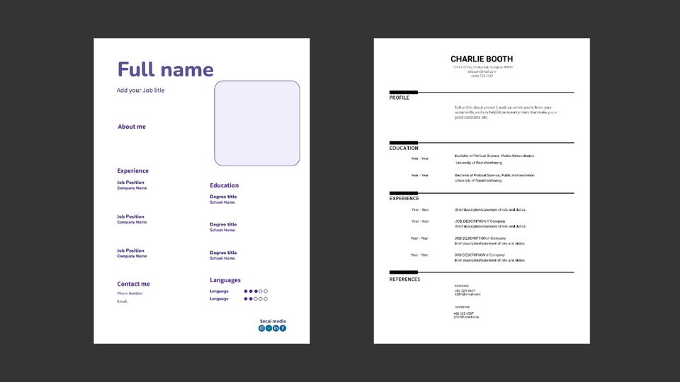 Resume สมัครงาน(Th-En)