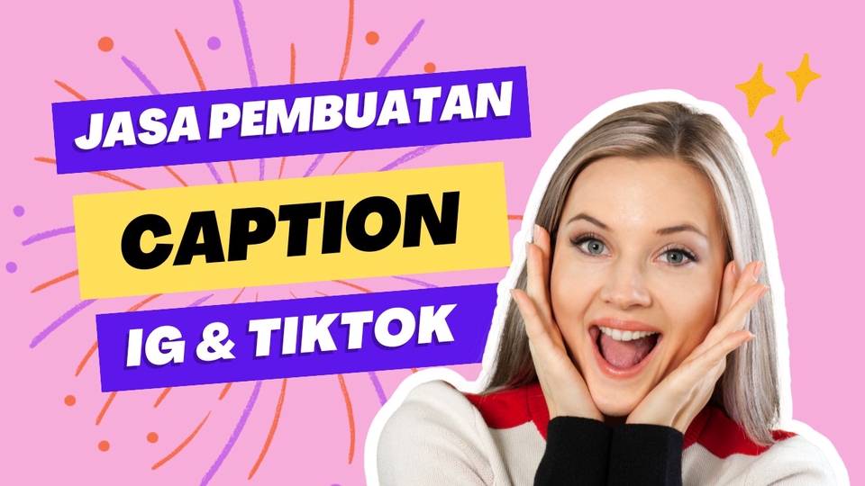 JASA PEMBUATAN CAPTION POST UNTUK INSTAGRAM/TIKTOK