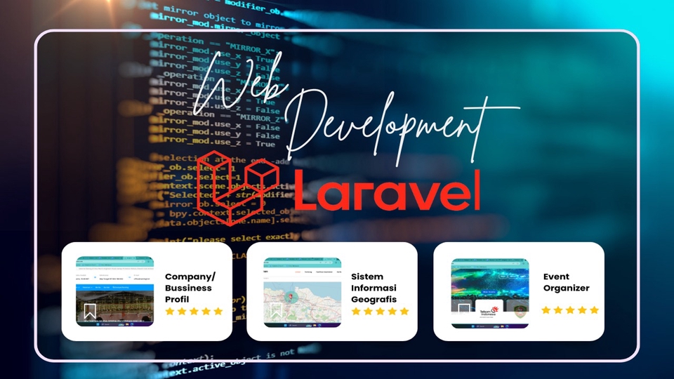 Pembuatan Website Professional Menggunakan Laravel (Responsive & User Friendly)