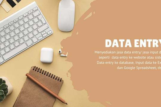 Data Entry / Penginputan data