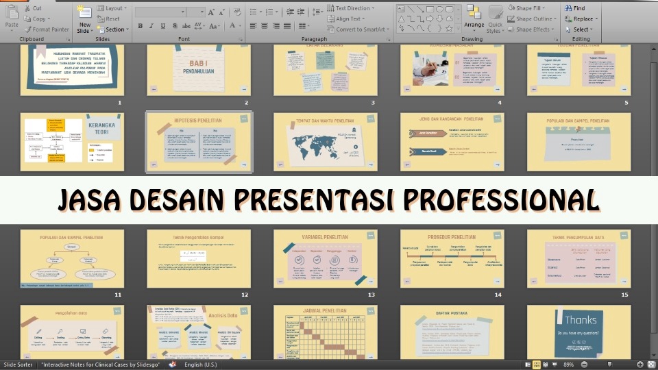 Jasa Desain Power Point Presentasi Professional