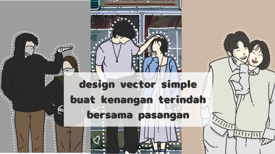 Design vector simple dan minimalis 1 hari jadi