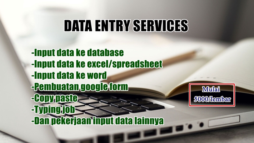 Entry Data Cepat dan Akurat dalam 1 hari