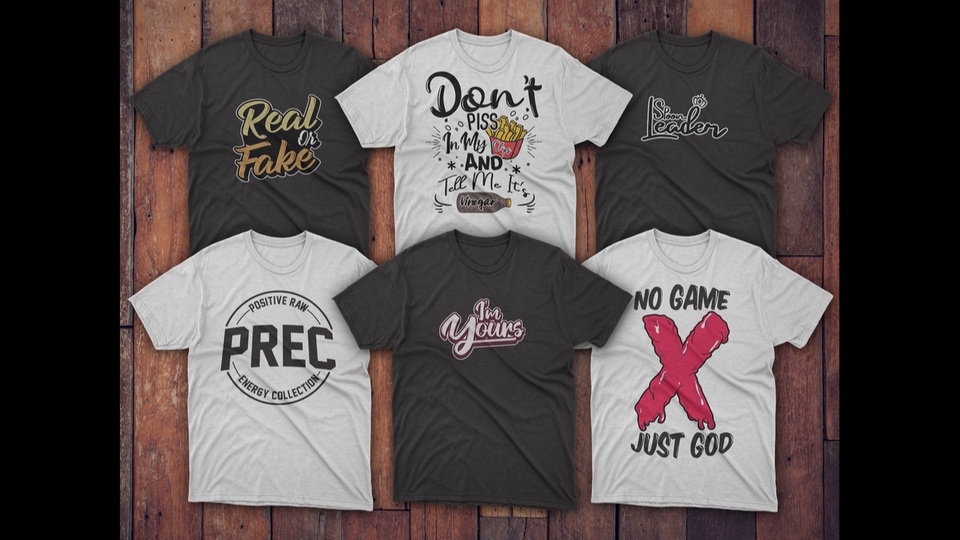 DESAIN KAOS TYPOGRAPHY, REVISI UNLIMITED!!