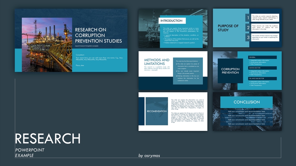 DESAIN PRESENTASI POWERPOINT | Penelitian, Laporan, Company Profile ...