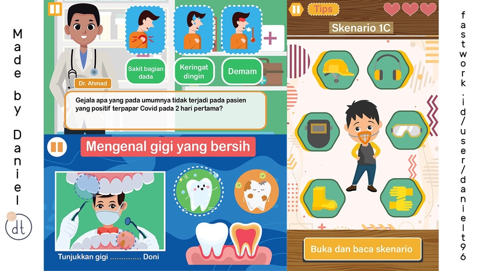 Jasa Membuat Game Edukasi & Professional garansi (Android, HTML5 website, PC (Windows)) Hiqh Quality