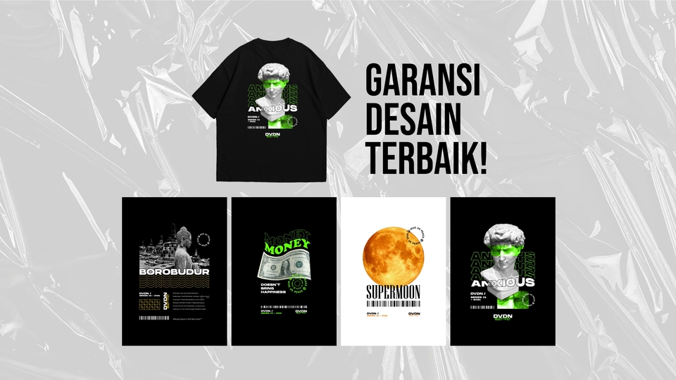 Desain Custom Kaos/ T-Shirt Streetwear, Urban, Retro, Futuristic