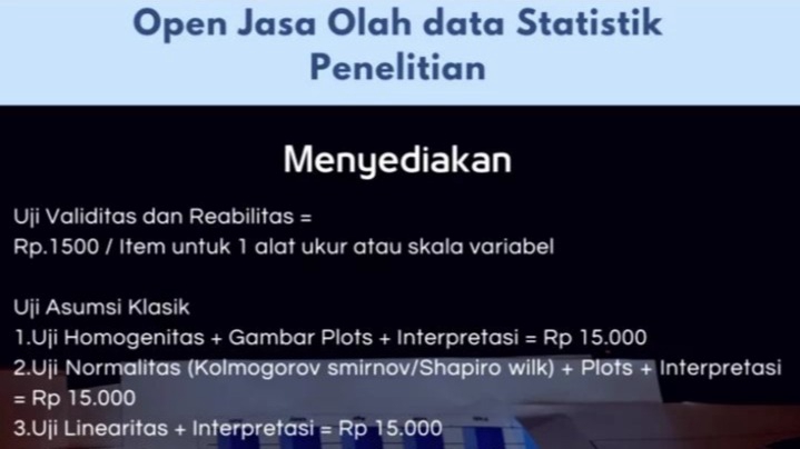 Jasa Olah data Statistik SPSS