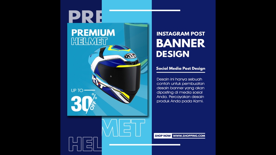 Desain Banner Post - Murah & Cepat