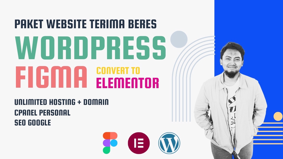 Paket Website Wordpress design Figma to Elementor