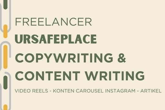 Jasa Content Writer Konten Instagram, Script Video Reels, dan Script ...