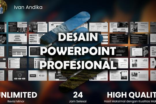 24 JAM BERES! JASA DESAIN PRESENTASI UNTUK SEMPRO, SKRIPSI, TUGAS, PROPOSAL DLL
