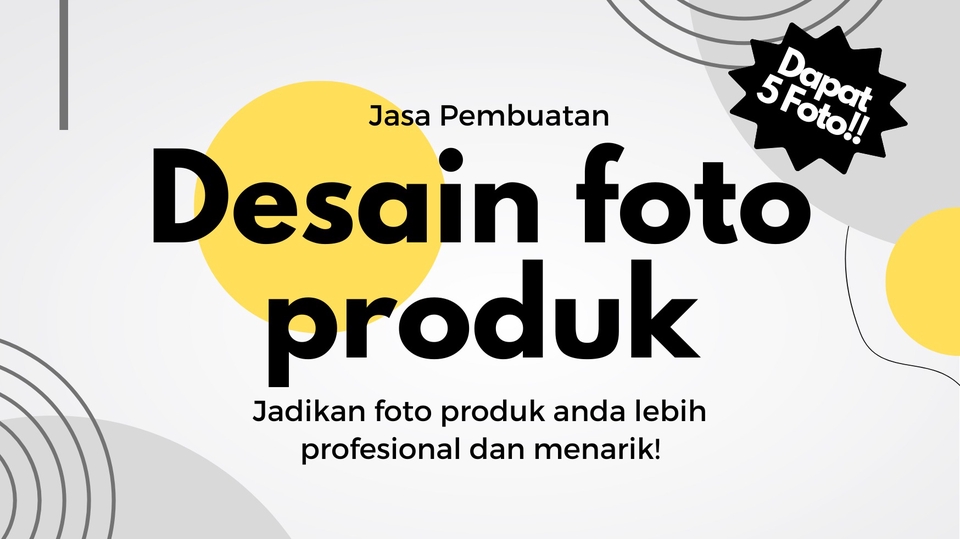 JASA PEMBUATAN DESAIN FOTO IKLAN PRODUK 1 HARI JADI