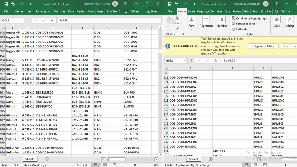 Data Entry/Analisis Data, Input/Edit Data Excel