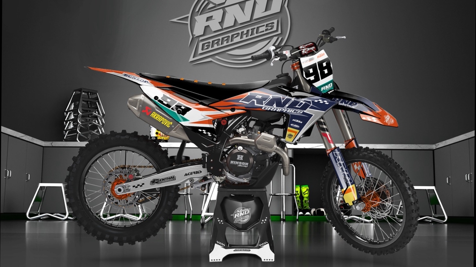 Membuat design graphics pembungkus sepeda motor