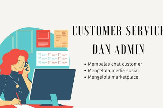 Jasa Customer Service dan Admin Social Media dan Marketplace
