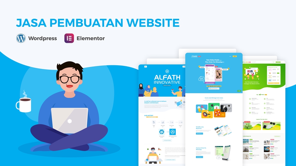 Jasa Pembuatan Website/Landing Page WordPress Elementor