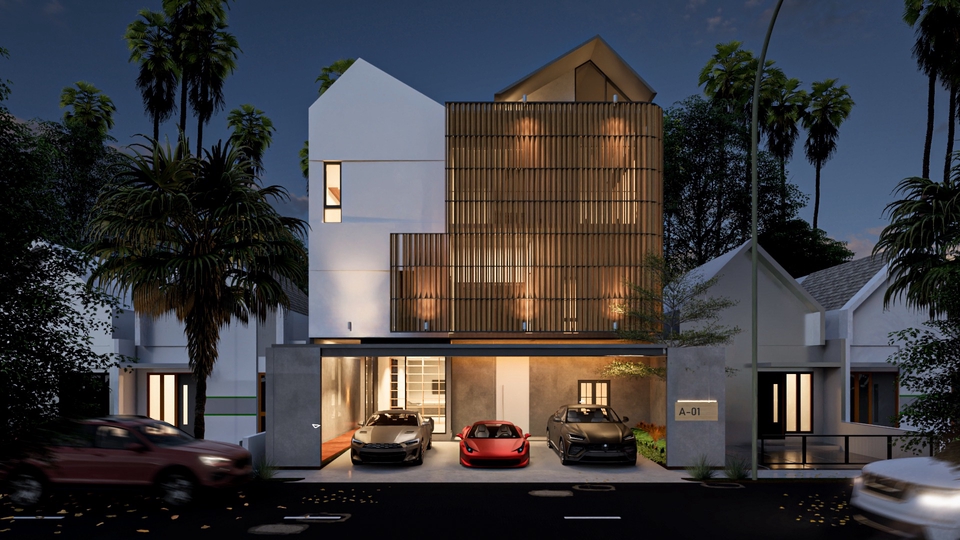 Render Arsitektur Kualitas Realistik Interior/Exterior