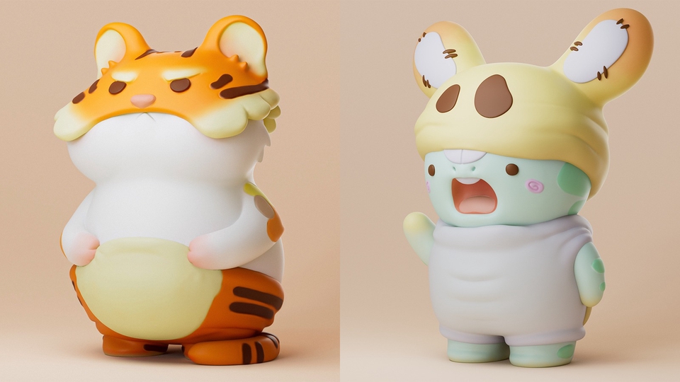 3D Model สำหรับ Art toy