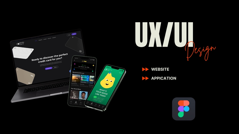 ออกแบบ UX/UI Web&Application โดยโปรแกรม Figma